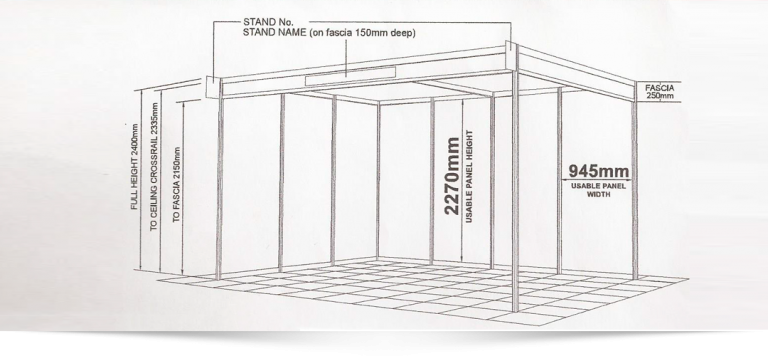 Stand Dimensions | Group Leisure & Travel Show